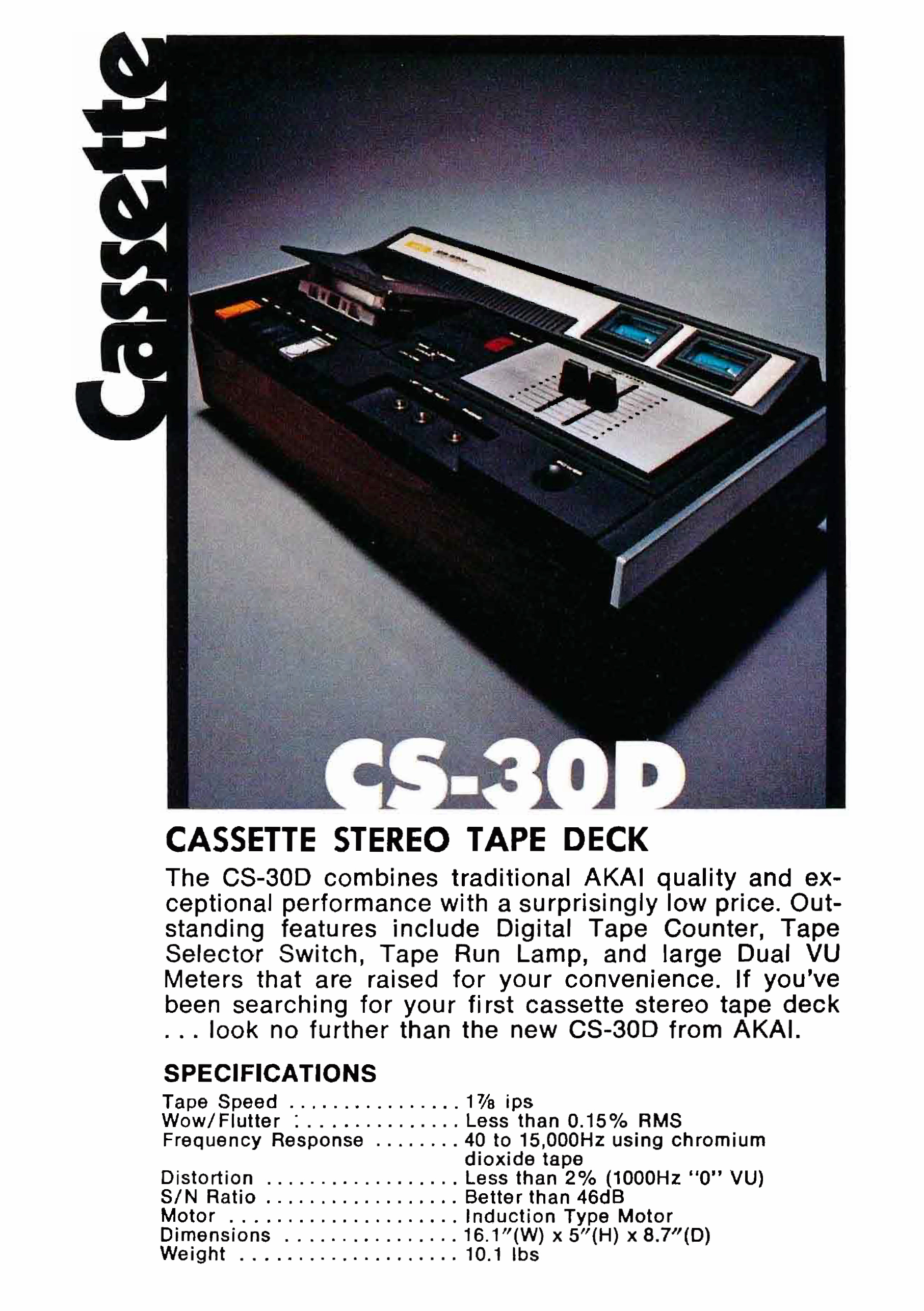 Akai CS-30 D | hifi-wiki.com