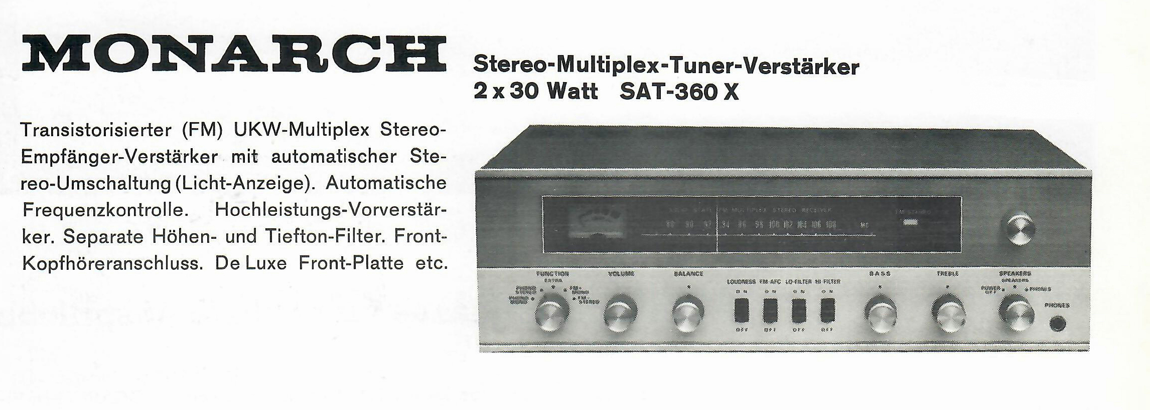 Monarch SAT-360 X | hifi-wiki.com
