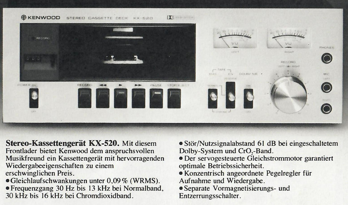 Kenwood KX-520 | hifi-wiki.com