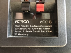 Acron 600 B | hifi-wiki.com